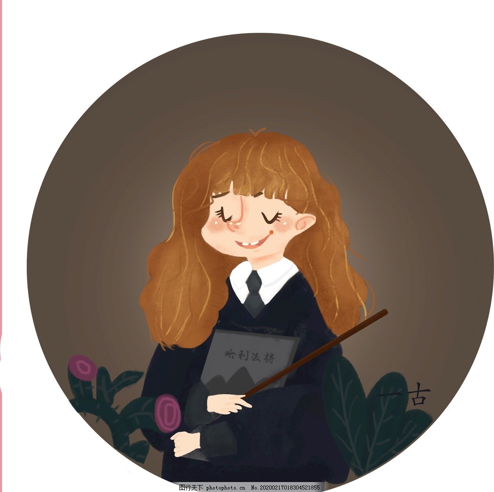 哈利波特系列插画图片_动漫卡通_插画绘画-图行天下素材网