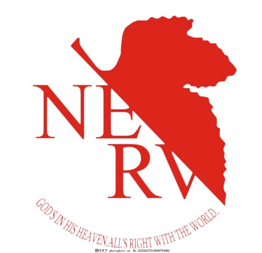 EVA新世纪福音战士logo图片_动漫卡通_插画绘画-图行天下素材网