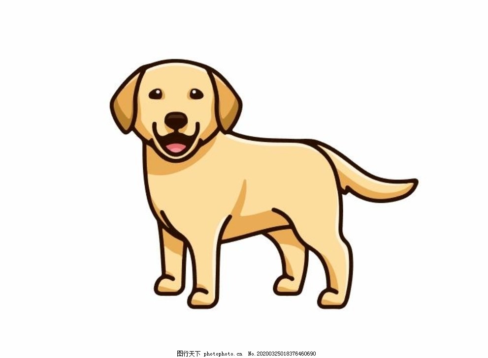 卡通小狗图片_动漫卡通_插画绘画-图行天下素材网